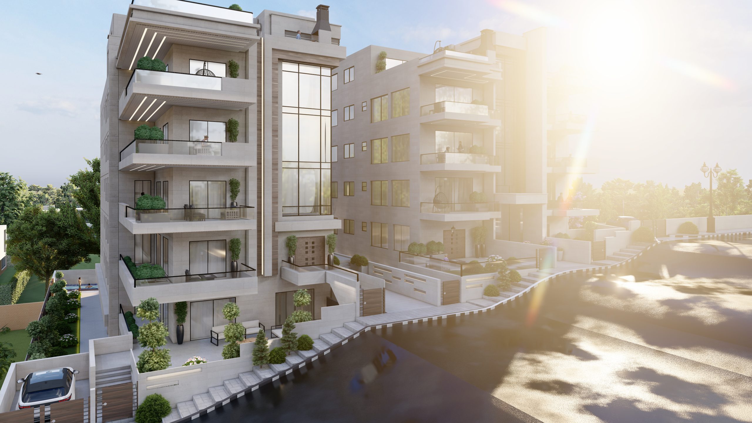 Deir Ghbar Apartments - Abraj Property
